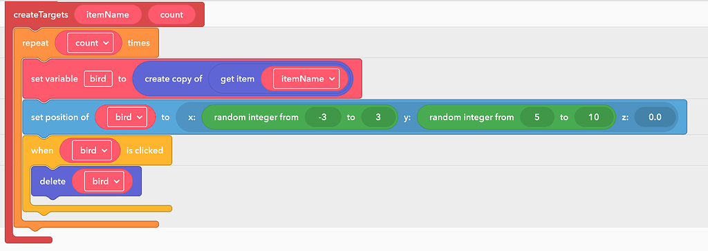 Delete item (created in loop) when click - CoBlocks - Delightex Edu Forum
