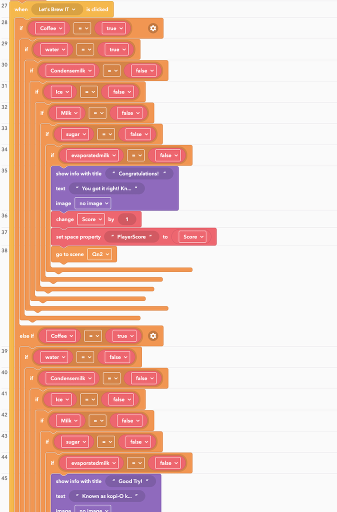 Easier way to define if else condition - CoBlocks - Delightex Edu Forum