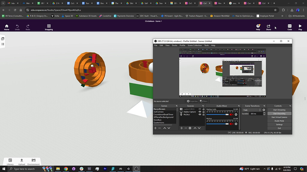 Camera Collision Follows Different Rules for Imported Objects than Scene Physics Objects ...